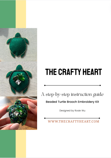Adopt a Turtle Embroidery Kit for Beginners - The Crafty Heart